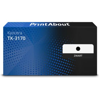 Huismerk Kyocera TK-3170 Toner Zwart Hoge capaciteit kopen? | PrintAbout