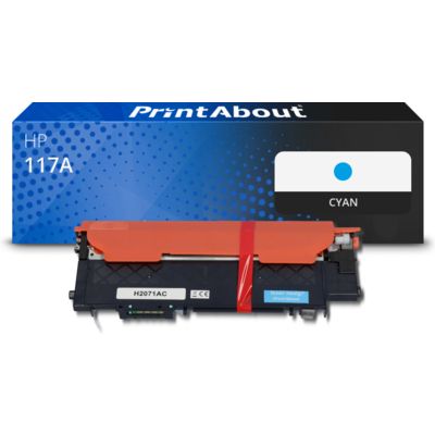 Marque propre HP 117A Toner Cyan (W2071A) | PrintAbout