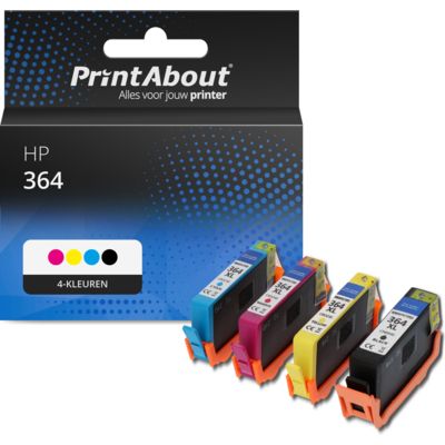 Huismerk HP 364 Inktcartridge 4-kleuren (N9J73AE) Multipack kopen ...