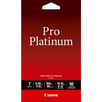 Canon PT-101 pro platinum photo paper 300 grams 10 x 15 cm (50 vel ...