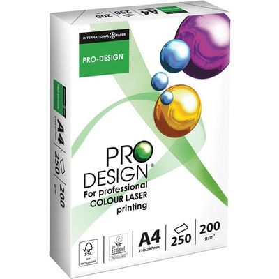 Acheter Pro-Design 200 grams A4 (250 vel) Papier Pro-Design ? | PrintAbout